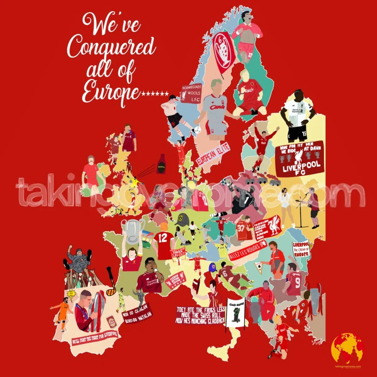*CUSTOM* We’ve conquered All Of Europe Prints – Taking Over Rome